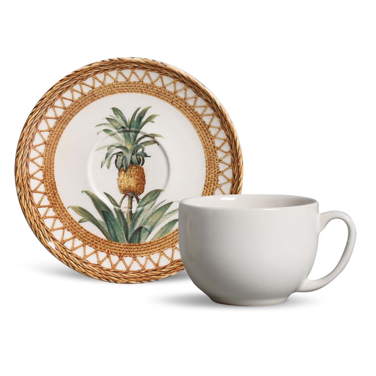 PINEAPPLE NATURAL COUP TEA CUP
