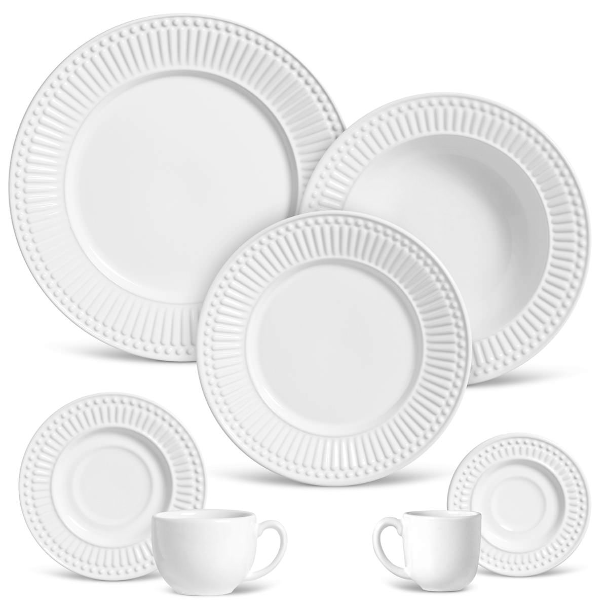 DINNERWARE SET 42 PCS ROMA W