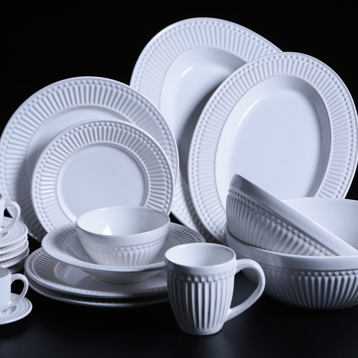 DINNERWARE SET 42 PCS ROMA W