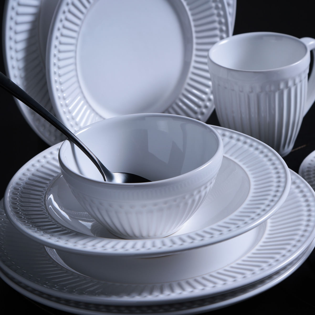 DINNERWARE SET 42 PCS ROMA W