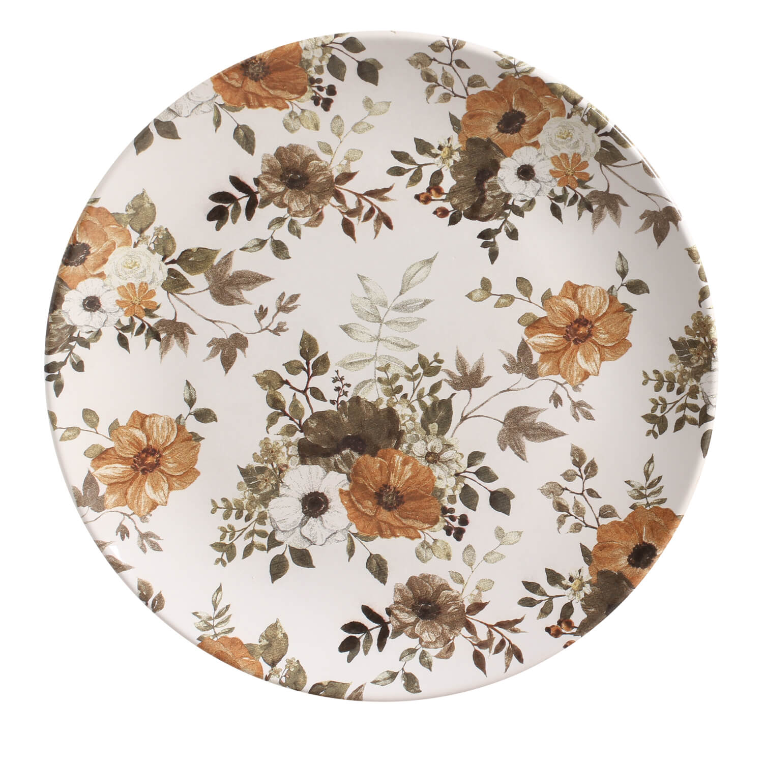 Conjunto com 6 Pratos Raso Coup Pumpkin Ø27,5cm - Porto Brasil Cerâmica